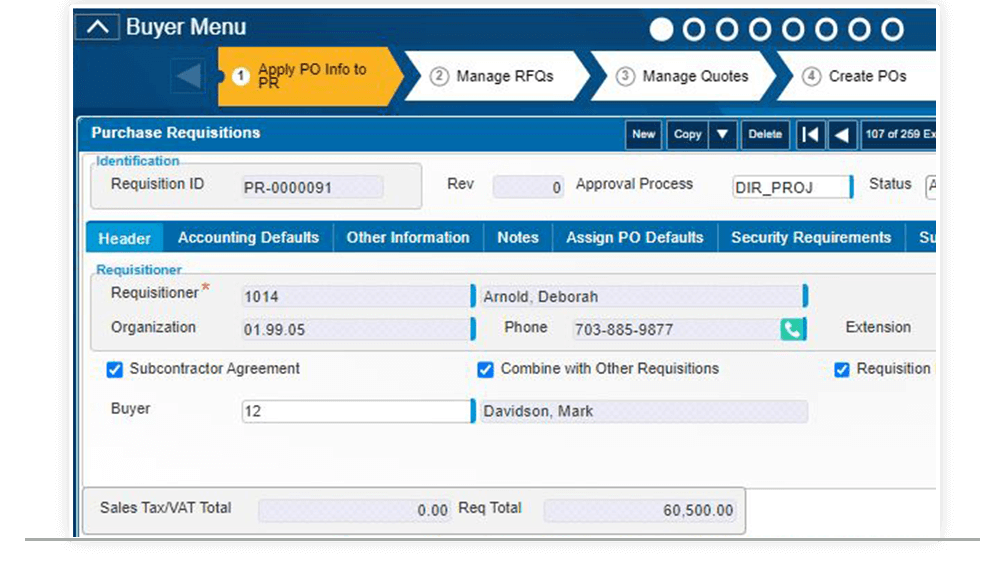 Procurement Software for GovCon Firms | Deltek Costpoint